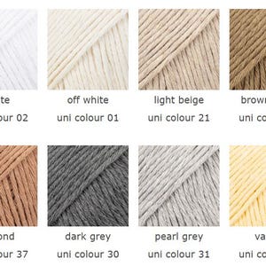 DROPS Cotton Light Yarn, DK Worsted Weight, Baby Garments - 50g 115 ...