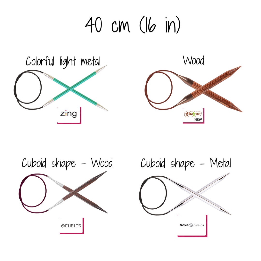 Fixed Circular Needles 40 Cm 16 In-circular Knitting Needles-knit Pro ...