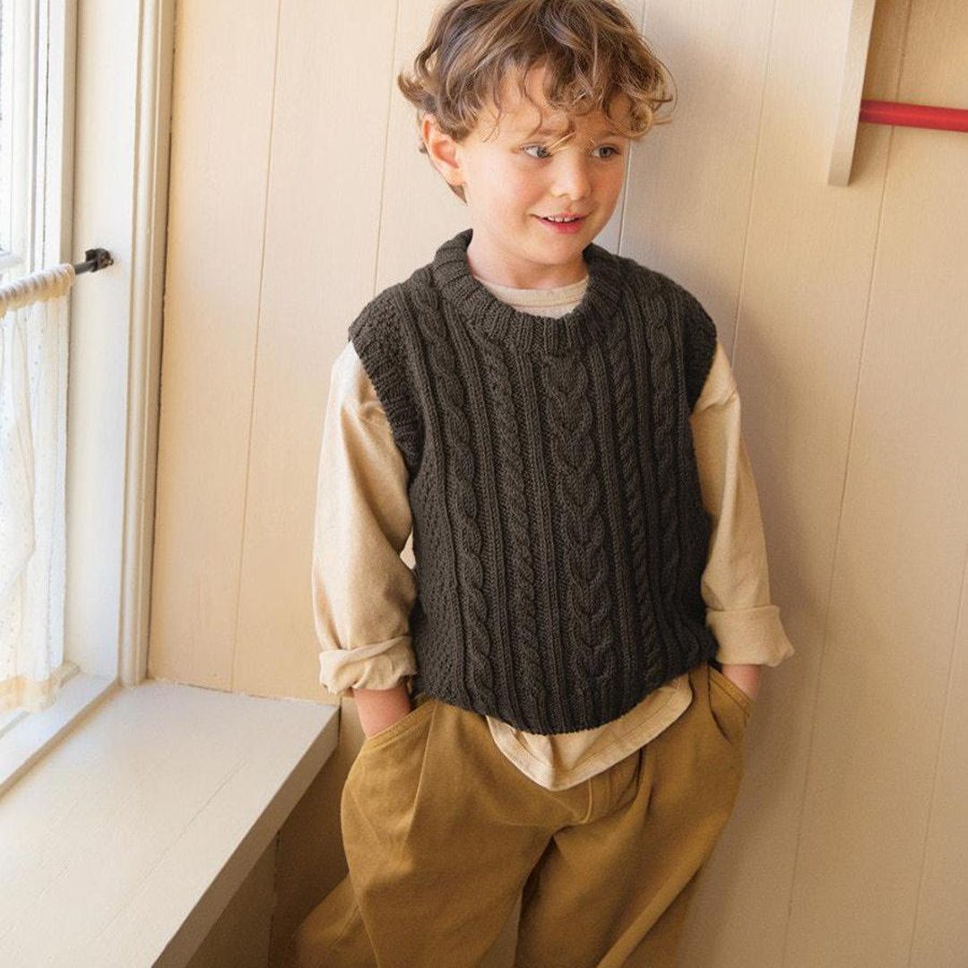 Modelo Sandnes Garn CASPIAN Slipover Junior || Modelo impresso único ...