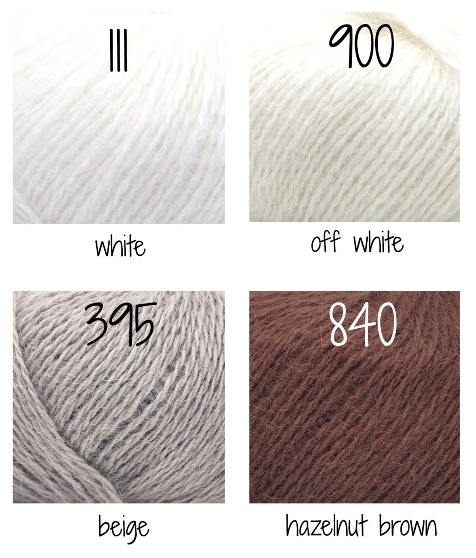 100% Angora Yarn for Knitting Tropical Lane Angora Fluffy Yarn Angora ...