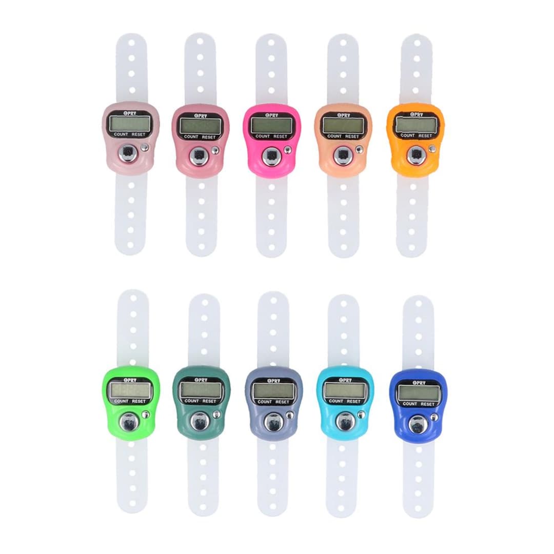 Row Counter Digital OPRY - Stitch Counter for Knitter - Various Colors ...