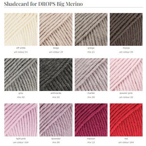 DROPS Big Merino Merino Wool Yarn Superwash Yarn 100 - Etsy