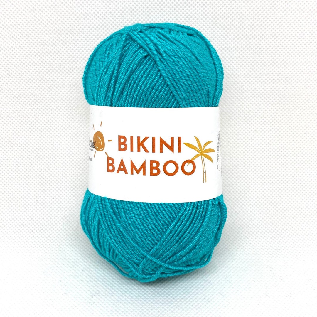 BIKINI BAMBOO Yarn by Tropical Lane, Stretchy Yarn for Swimsuit ...