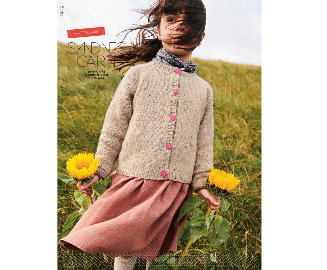 SANDNES GARN Patterns Book No. 2309 Soft Knit for Kids 11 Knitting ...