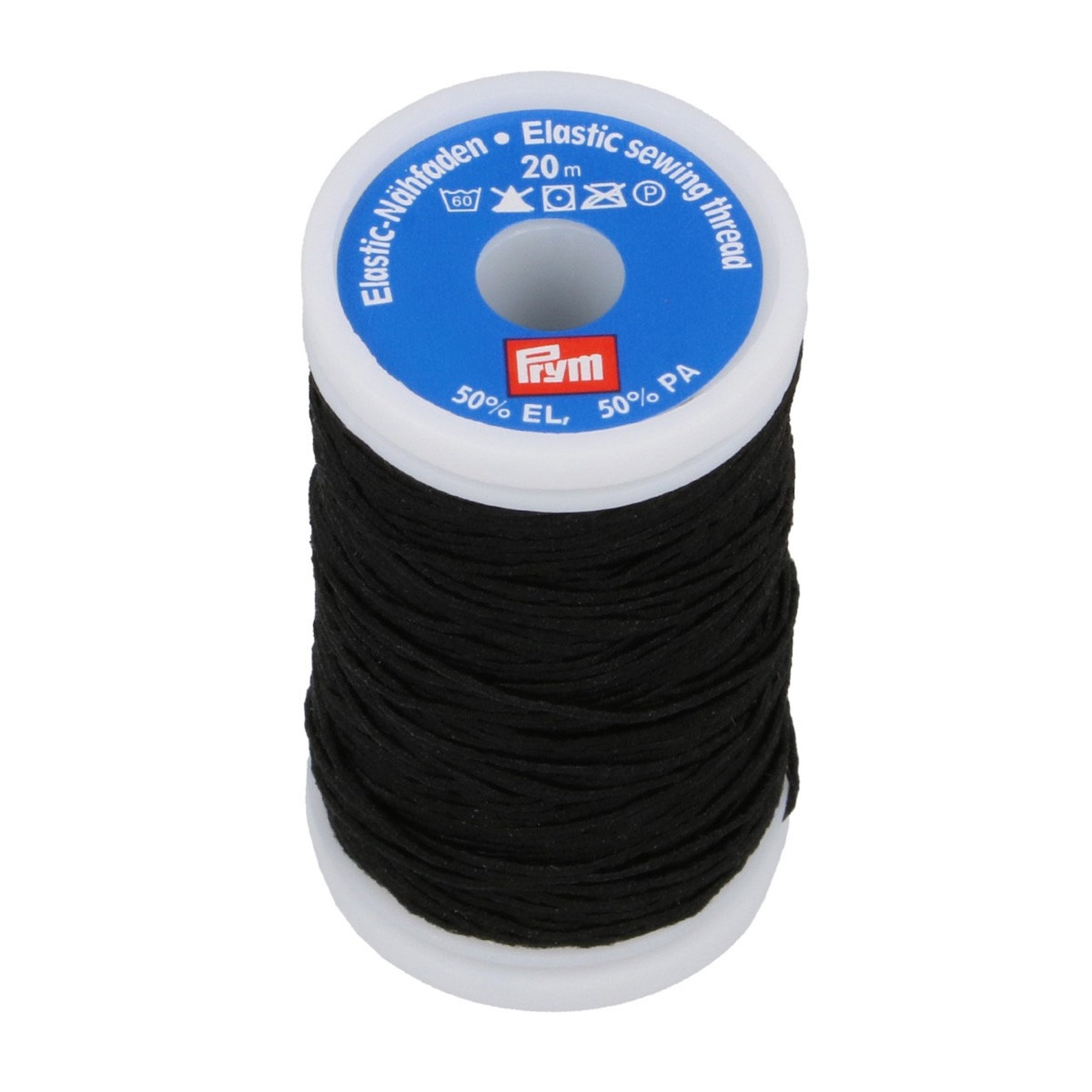 Elastic Thread PRYM Black - Lace Yarn - Elastic Yarn - 0.5 Mm 20 Meters ...