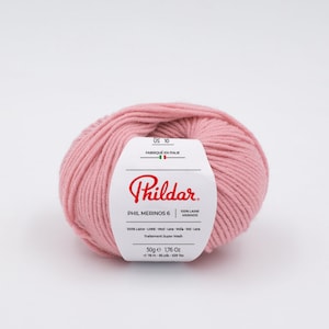 Merino Wool Yarn MERINOS 6 (phildar) Aran Weight Yarn - Non Itchy Wool ...