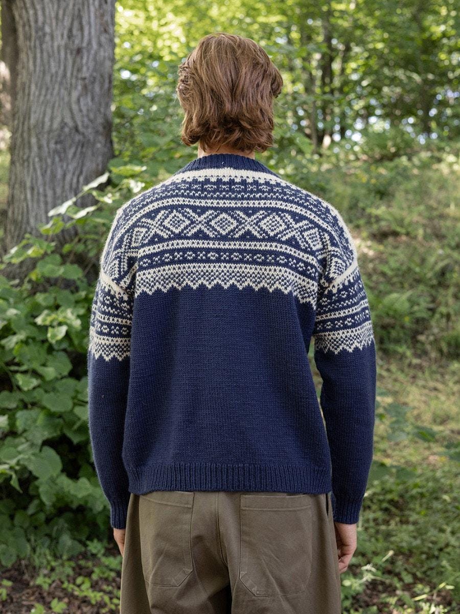 Sandnes Garn Pattern MARIUS Sweater for MEN || Single Printed Pattern ...