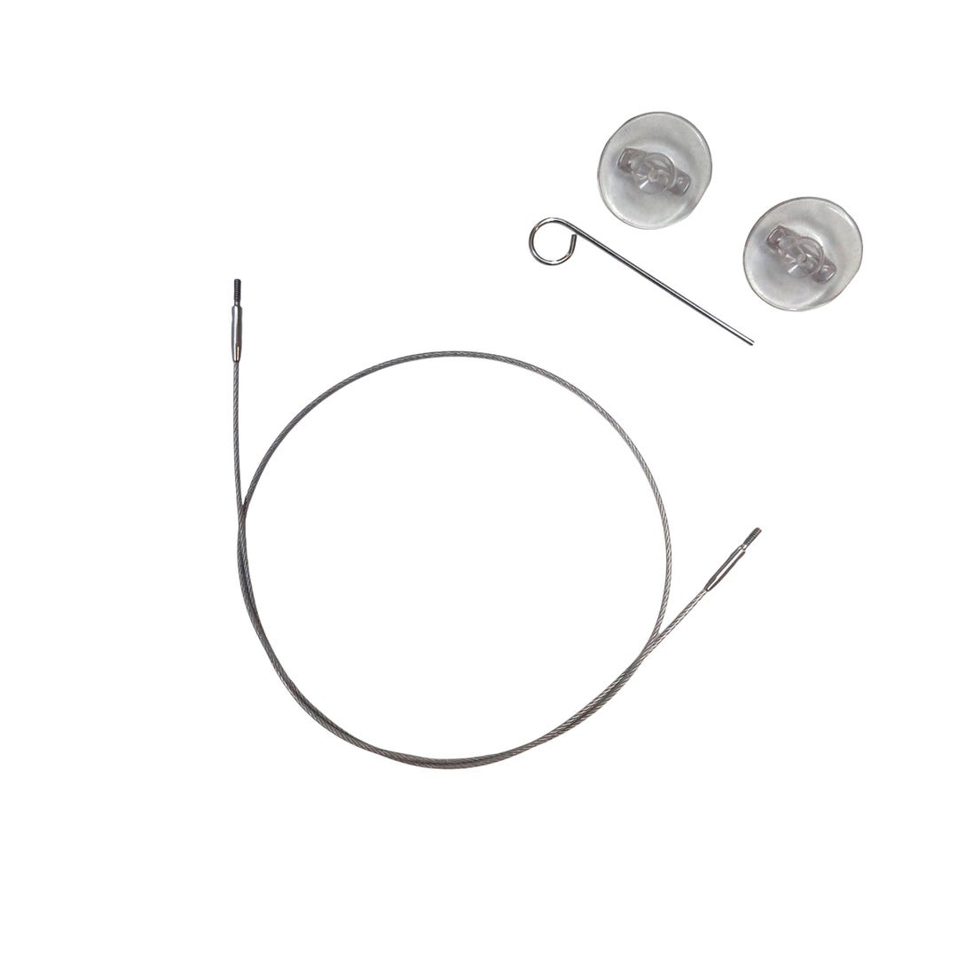 LYKKE Interchangeable Circular Knitting Needle Cables - Braided Steel ...