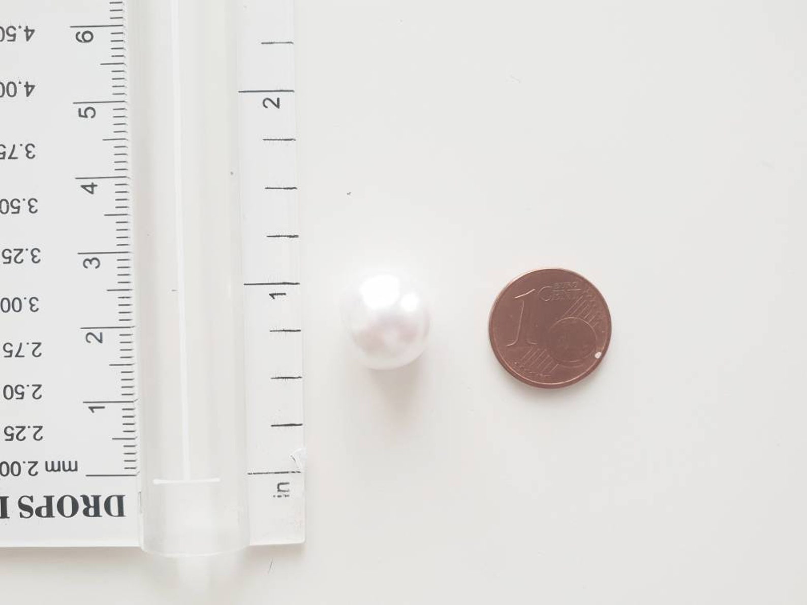 Pearl Ball Shaped Buttons 12 Mm White Buttons Pearl | Etsy