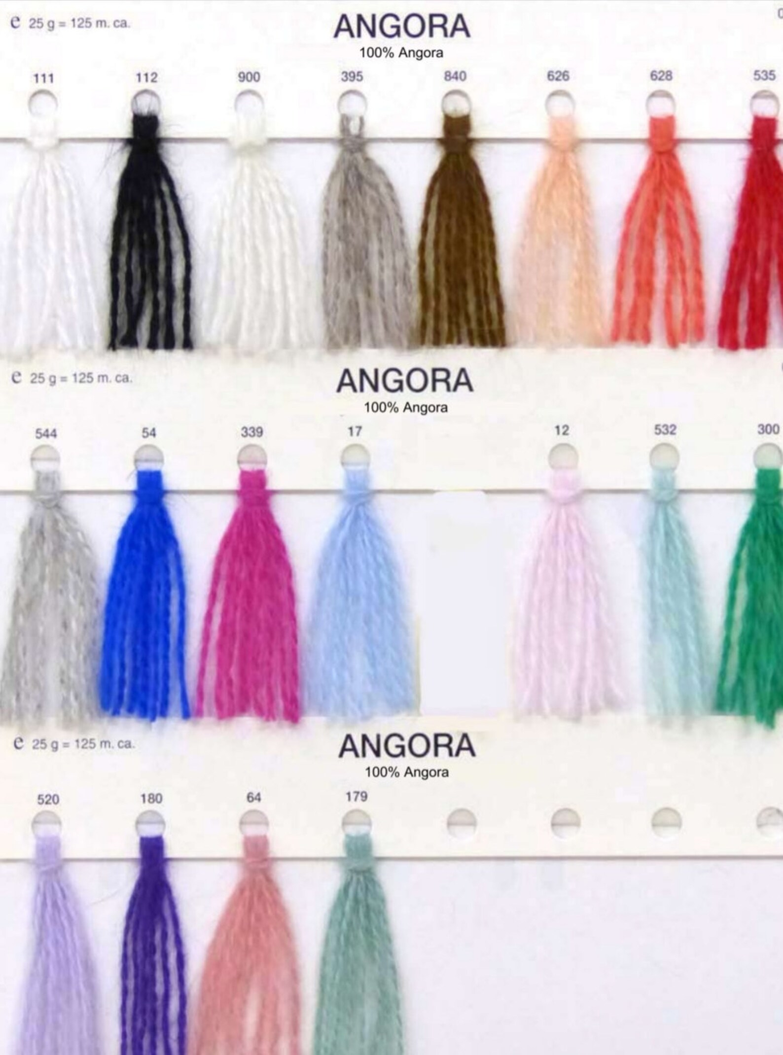 100% Angora Yarn for Knitting Tropical Lane Angora Fluffy Yarn Angora ...