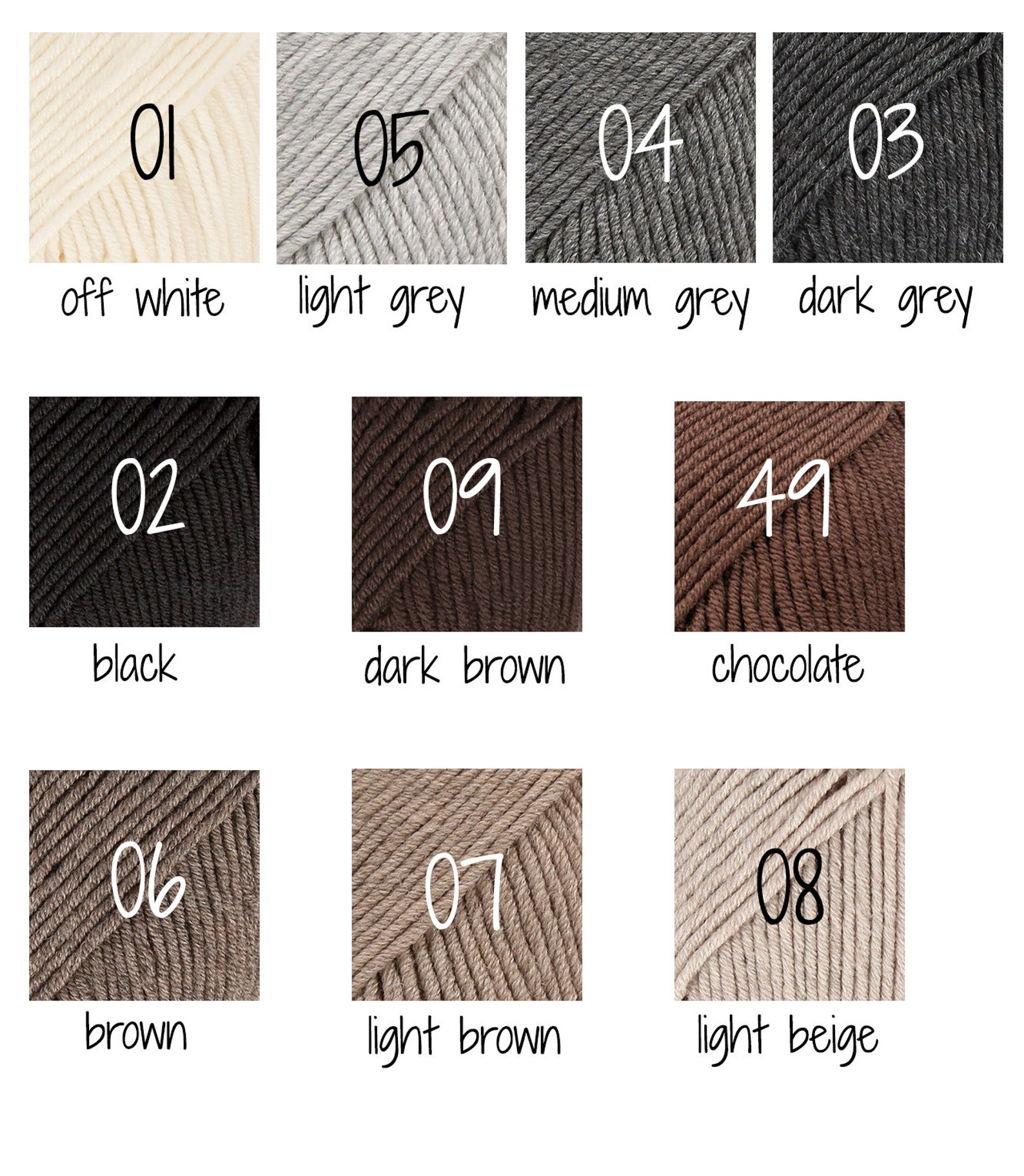 DK Superwash Merino Wool Knitting Yarn DROPS Merino Extra Fine - Etsy