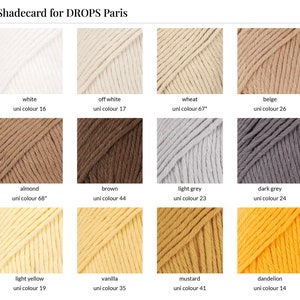DROPS PARIS Cotton Yarn Aran Weight Yarn Crochet Yarn - Etsy Australia