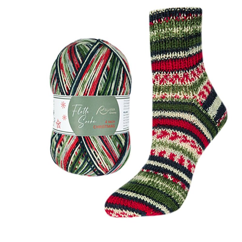 Christmas Sock Yarn - Etsy