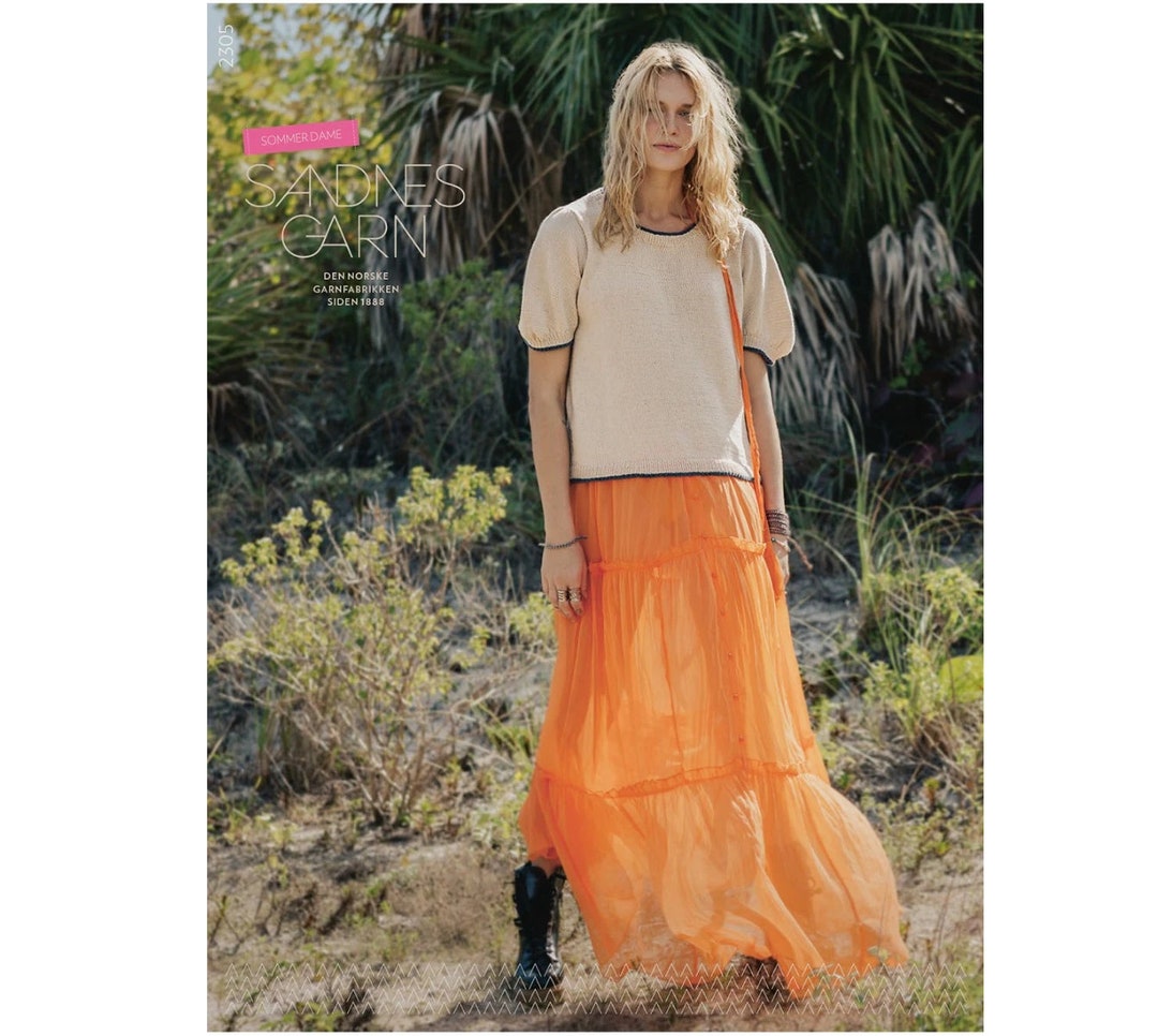 Knitting Pattern Book SANDNES GARN No. 2305 Summer Knit for Women in ...