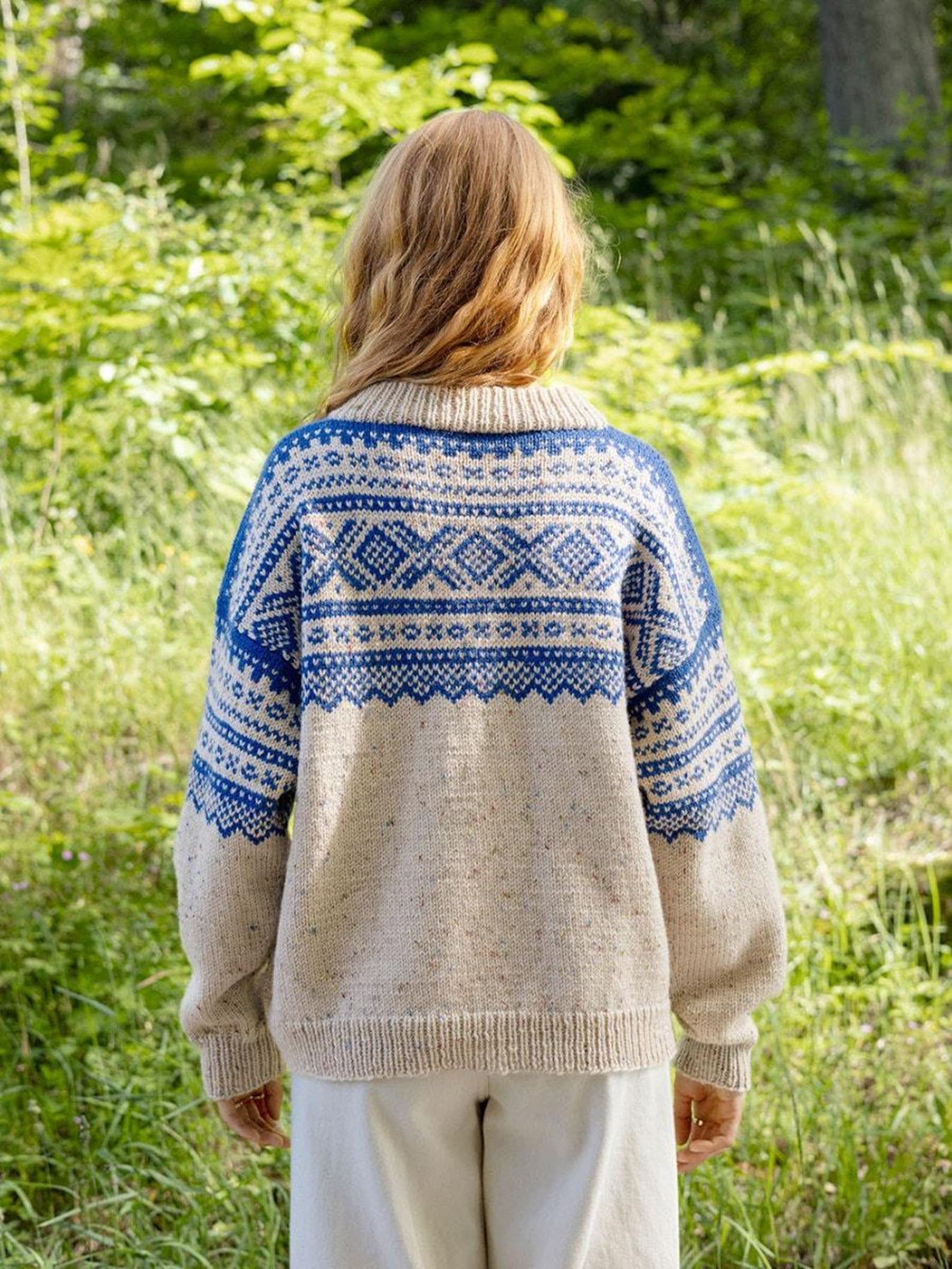 Sandnes Garn Pattern MARIUS LADIES Sweater || Single Printed Pattern ...