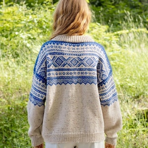 Sandnes Garn Pattern MARIUS LADIES Sweater || Single Printed Pattern ...