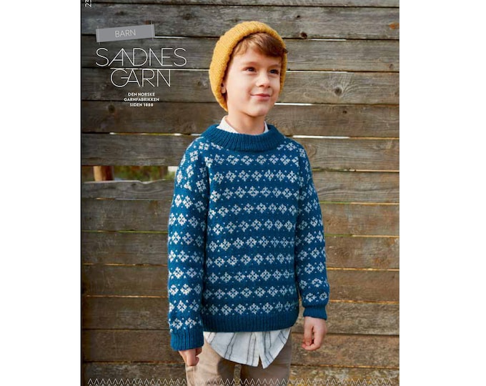 SANDNES GARN No. 75 Norwegian Icons Knitting Pattern Book in English. Only Available Together ...