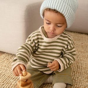 PASCAL Sweater Baby Sandnes Garn || Single Printed Knitting Pattern ...