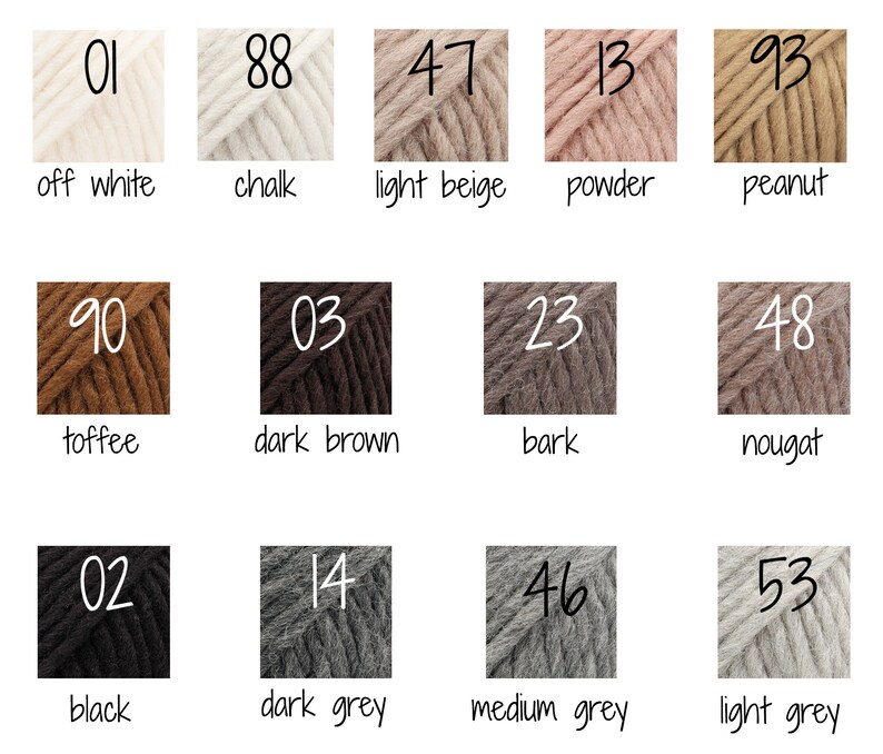 Chunky Wool Yarn Big Yarn Bulky Yarn DROPS SNOW ESKIMO - Etsy