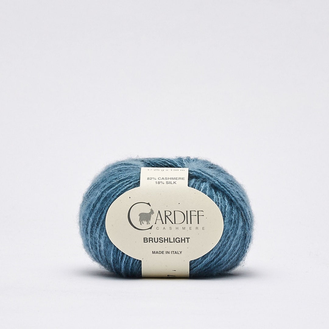 CARDIFF Lace Cashmere and Silk Yarn CARDIFF BRUSHLIGHT (italy) - Lace ...