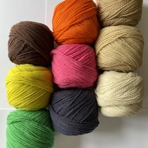 GEPARD WOOLIA Sustainable Merino Wool Knitting Yarn 50 Grams 133 Meters ...