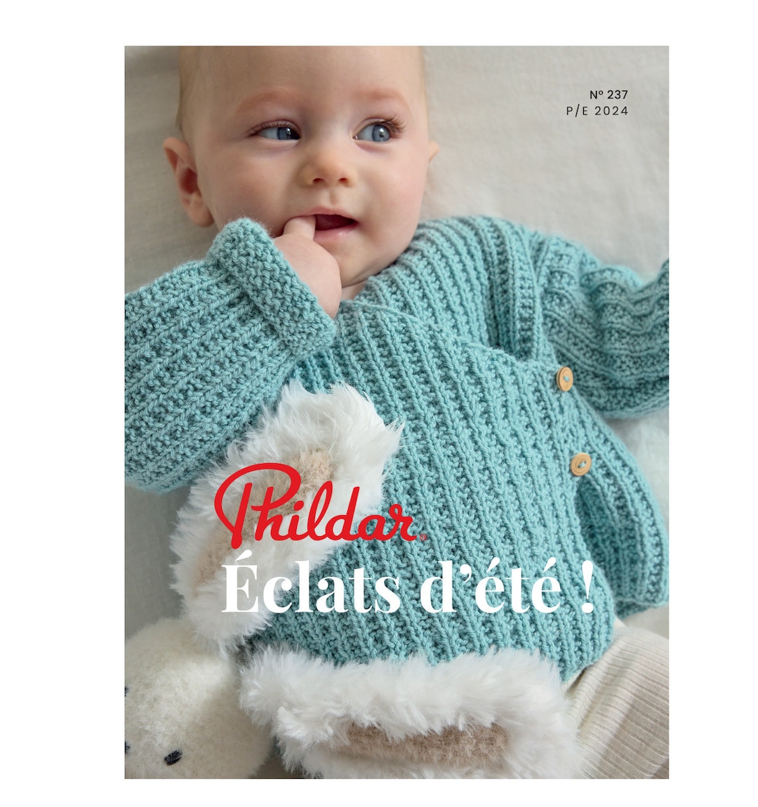 Knitting for Baby - 26 Knitting Patterns for Babies - Knitting Magazine in French PHILDAR No ...