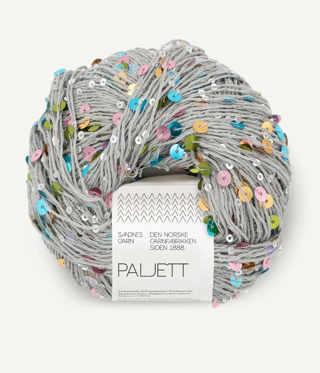 Sandnes Garn PALJETT Sequin Yarn 50 G 140 M Luxury Thread, Paillette ...