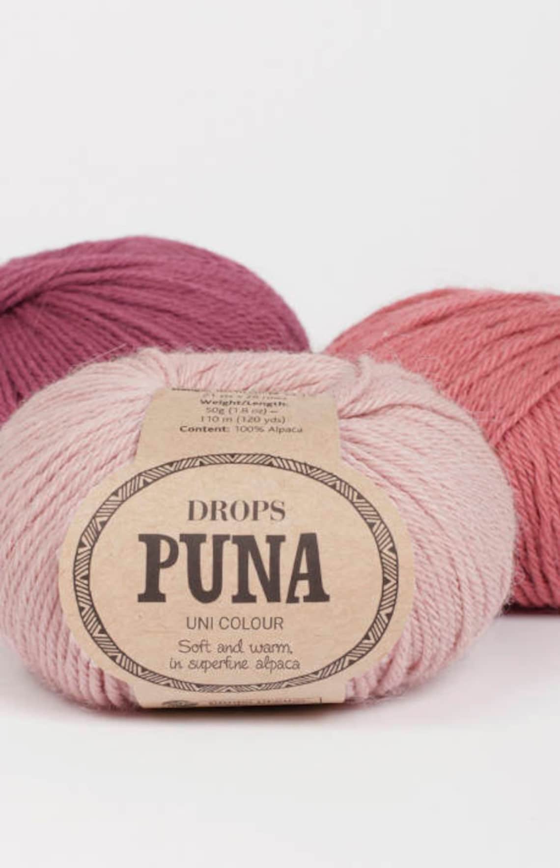 DROPS Puna Alpaca yarn Alpaca fiber Alpaca wool yarn | Etsy