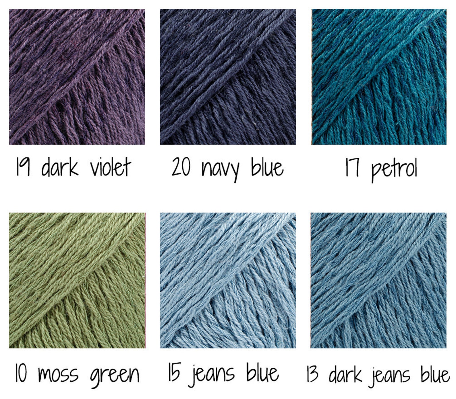 Cotton yarn mixed with Linen and Viscose Crochet yarn | Etsy