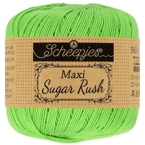 Mercerized Cotton Yarn for Lace Making Scheepjes Maxi Sugar Rush ...
