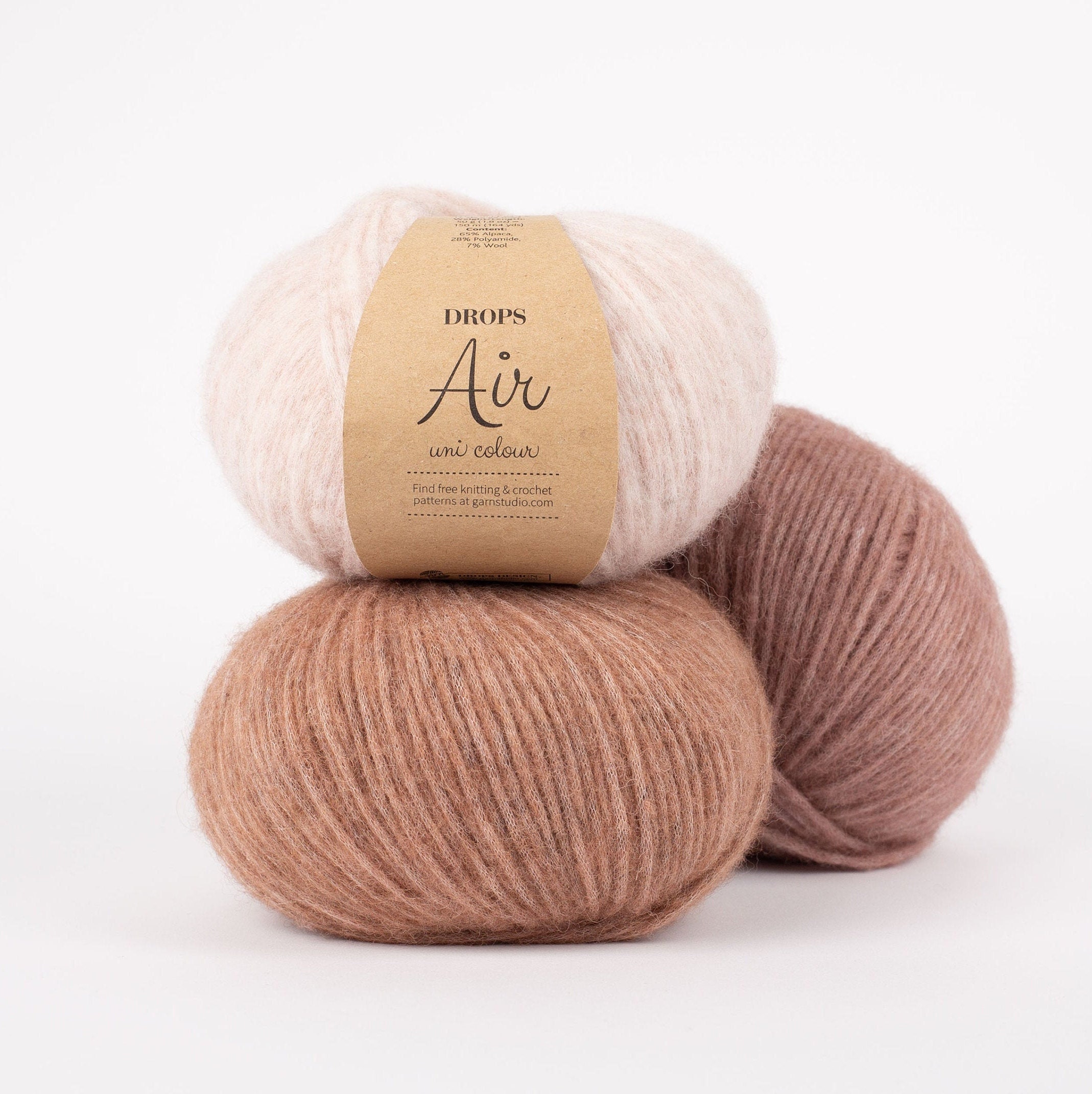 DROPS Air Knitting Yarn Aran Yarn Worsted Yarn Drops Yarn - Etsy UK