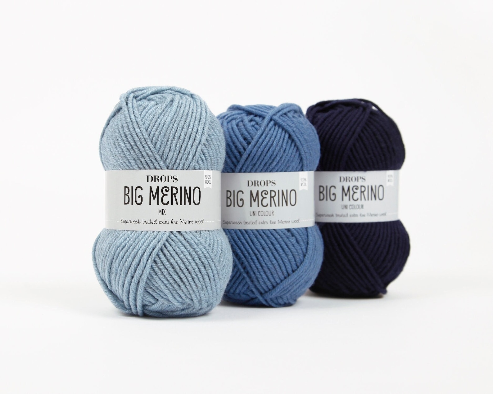 DROPS Big Merino Merino Wool Yarn Superwash Yarn 100 Wool Yarn Soft ...