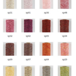 Tussah Silk Yarn for Knitting BC Garn TUSSAH TWEED Yarn 50 G 273 Yards ...