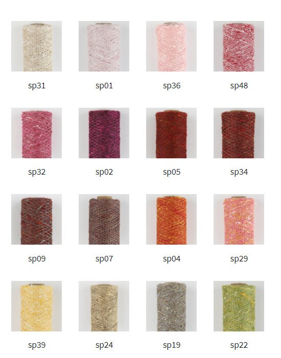 Tussah Silk Yarn for Knitting BC Garn TUSSAH TWEED Yarn 50 G 273 Yards ...