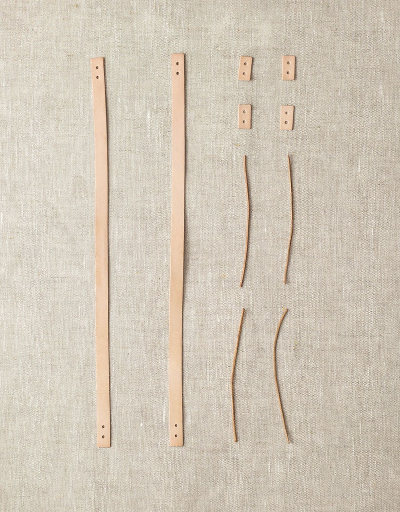 Leather Handle Kit COCOKNITS Premium Craft Supplies - No-sew Way to Add ...