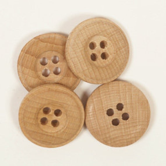 Materials Sewing & Fiber Lot size is 3 Extra Large Black Wood Buttons ...