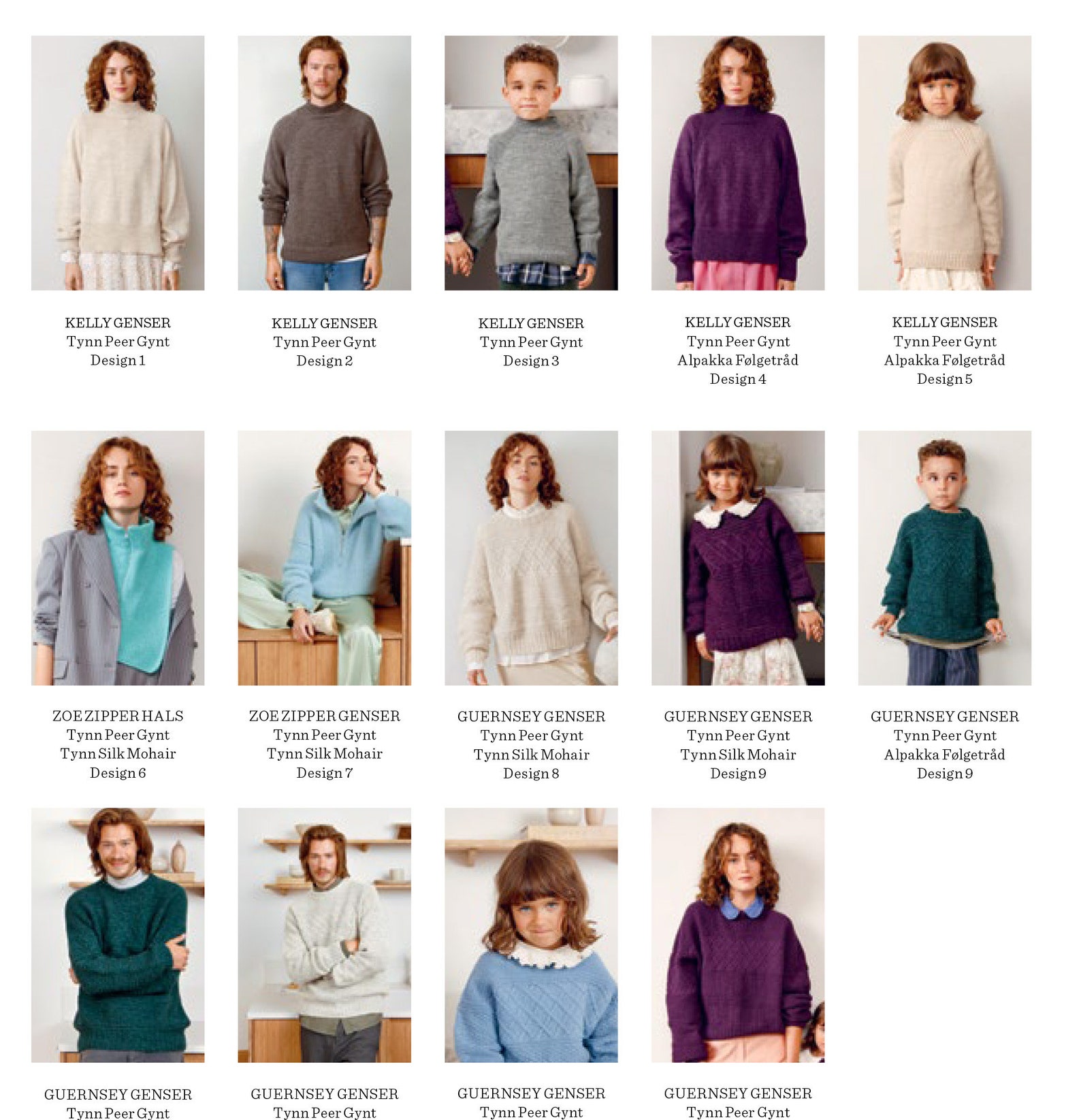Knitting Pattern Book SANDNES GARN No. 2212 Summer Knit for Family in ...