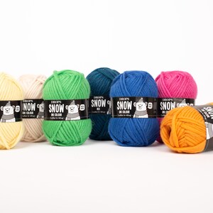 Chunky Wool Yarn Big Yarn Bulky Yarn DROPS SNOW ESKIMO Felting Yarn ...
