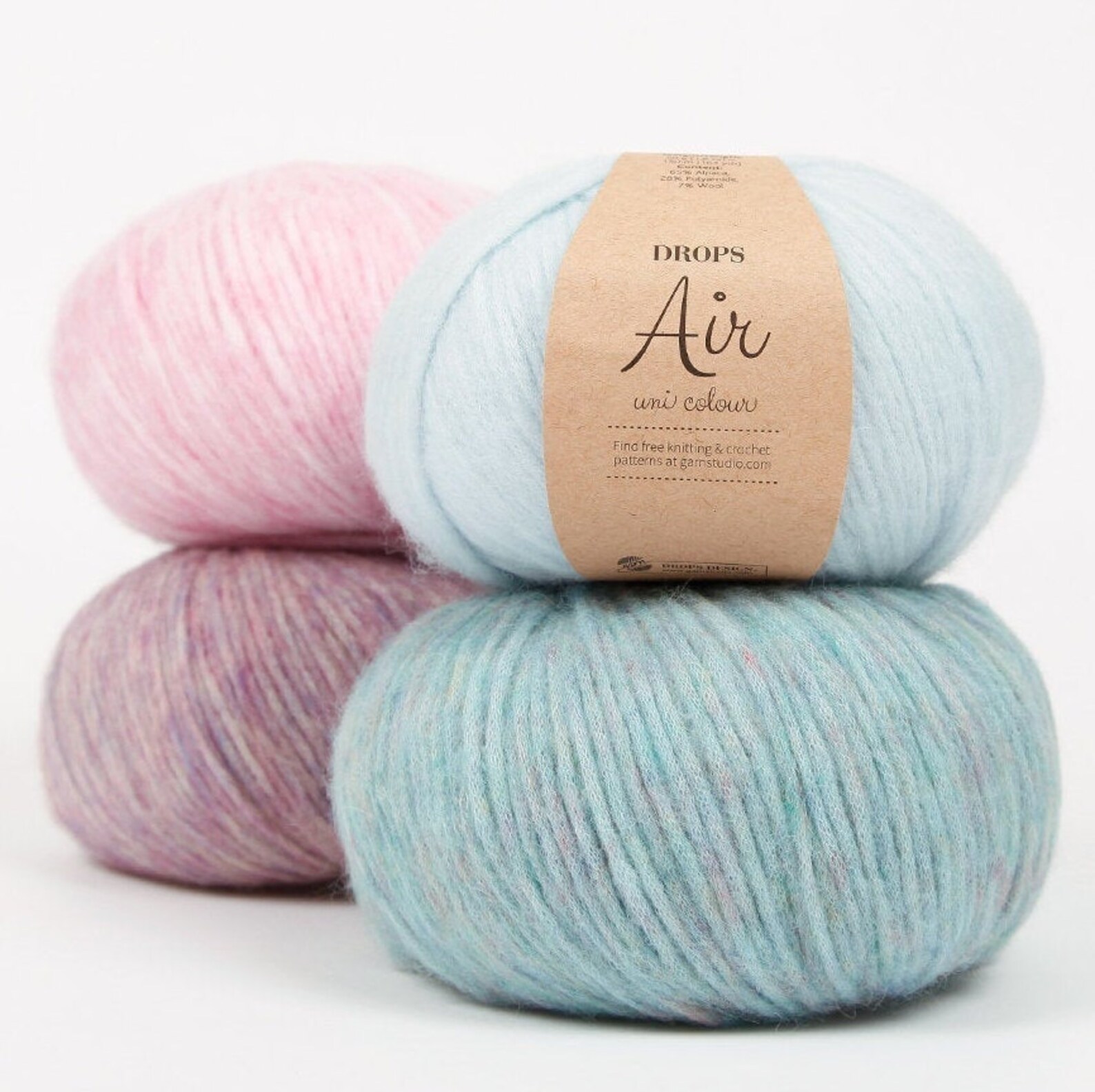 DROPS Air Knitting yarn Aran yarn Worsted yarn Drops yarn | Etsy