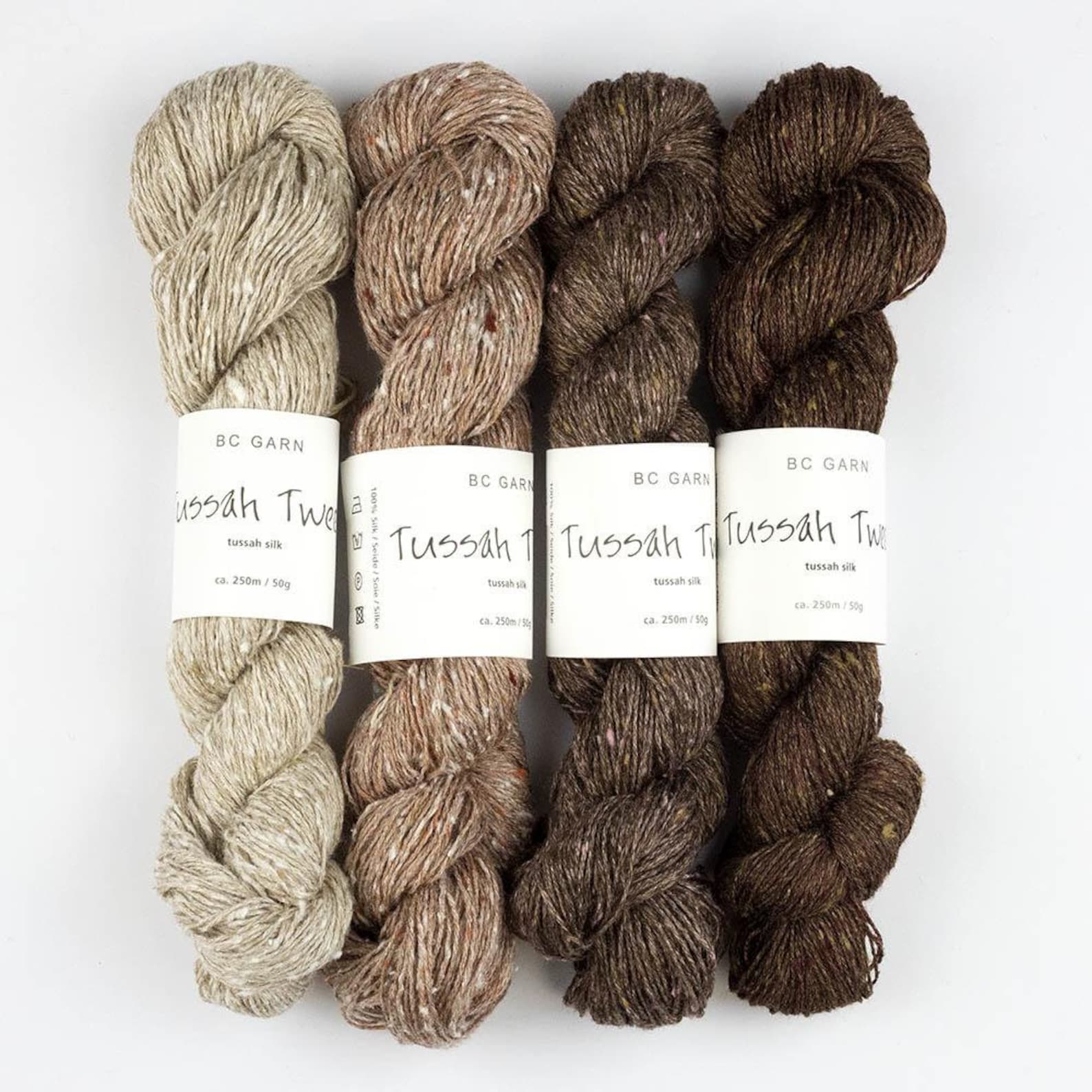 Tussah Silk Yarn for Knitting BC Garn Tussah Tweed Yarn | Etsy
