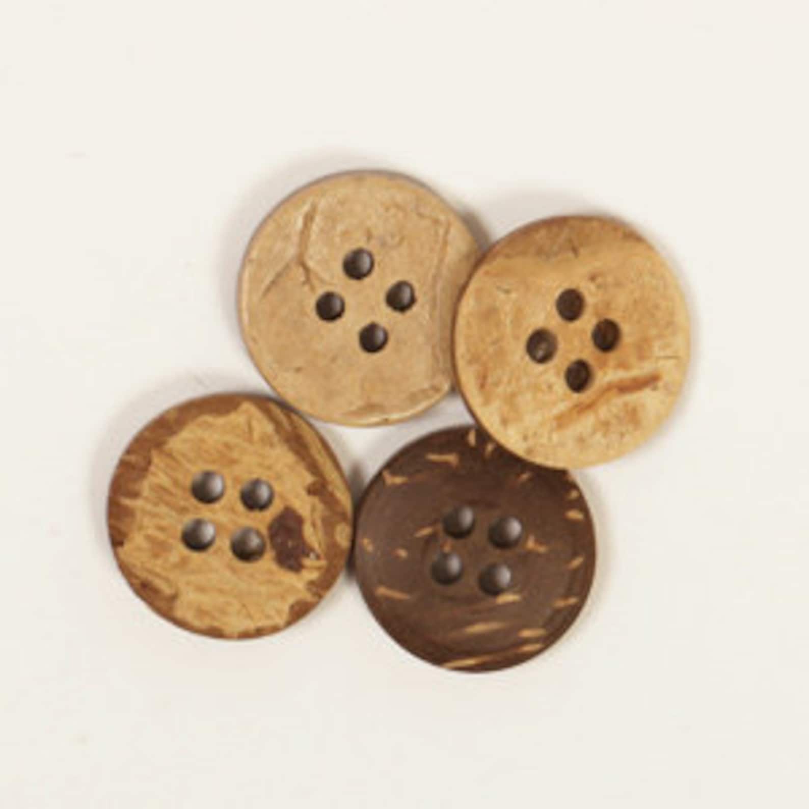 Coconut Buttons for Baby Clothes Buttons for Crafts Light - Etsy
