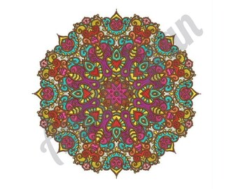 Mandala embroidery | Etsy