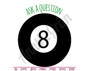 8 ball svg | Etsy