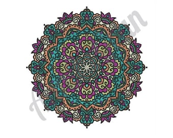 Mandala embroidery | Etsy