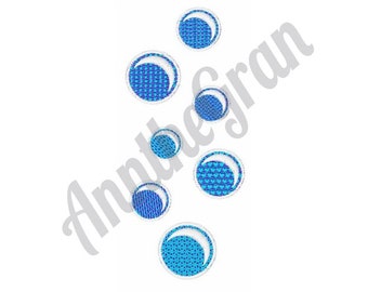 Bubbles Machine Embroidery Design - Etsy