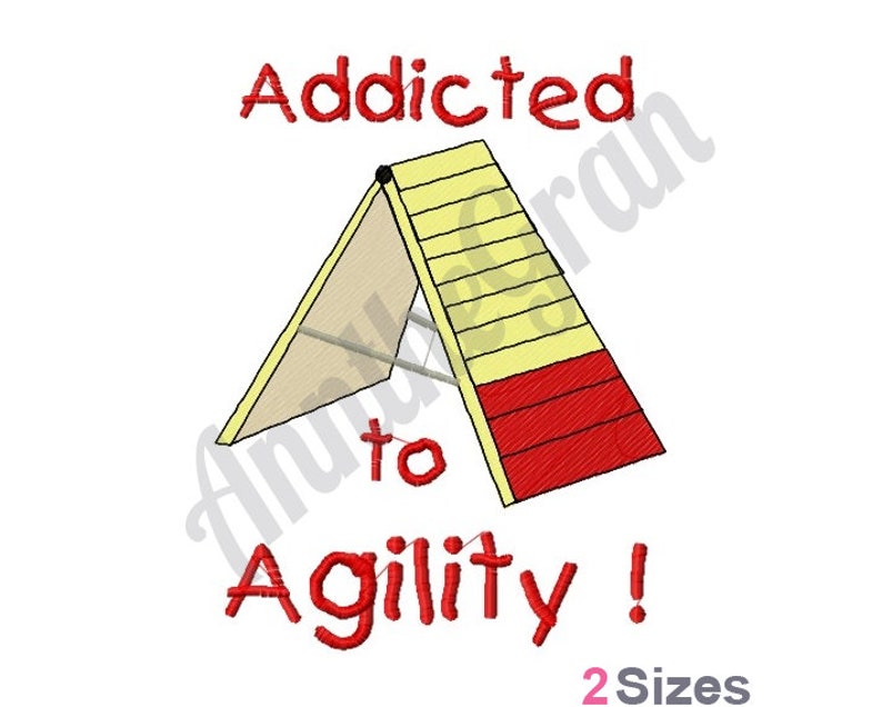 Dog Agility Embroidery Design. Machine Embroidery Design. - Etsy