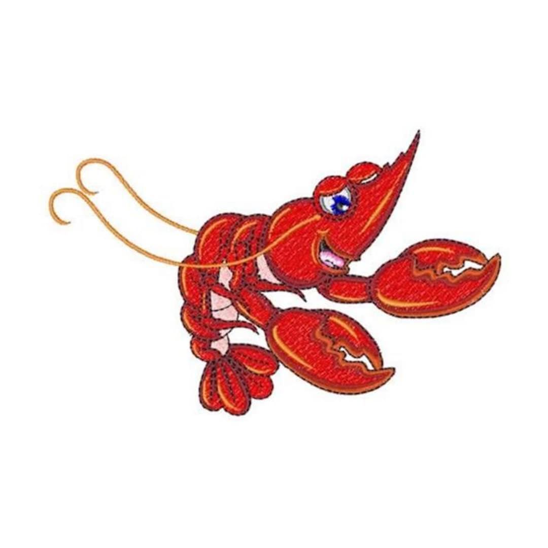 Red Lobster - Machine Embroidery Design, Marine Lobster Embroidery ...