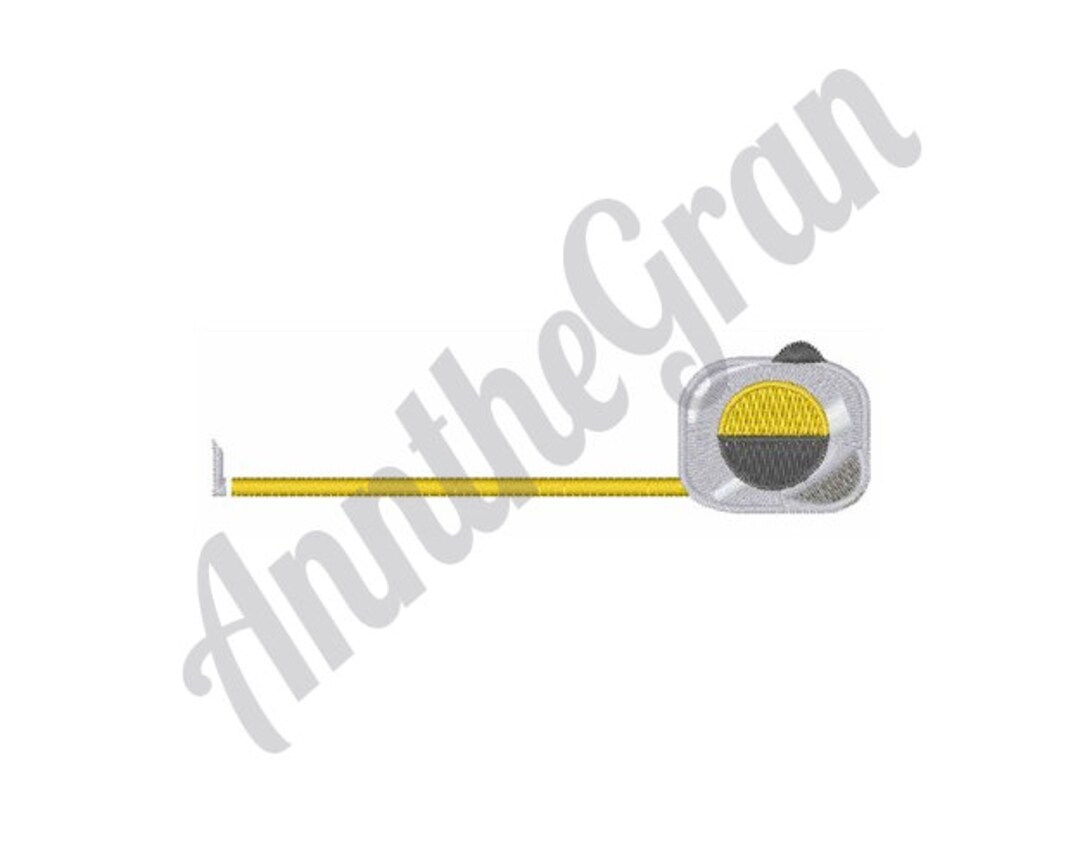 Tape Measure - Machine Embroidery Design. Measuring Tape Embroidery ...