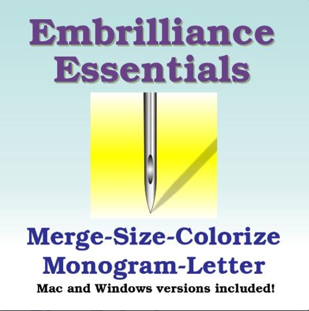 EMBRILLIANCE Essentials - Embrilliance Software, Embroidery Software ...