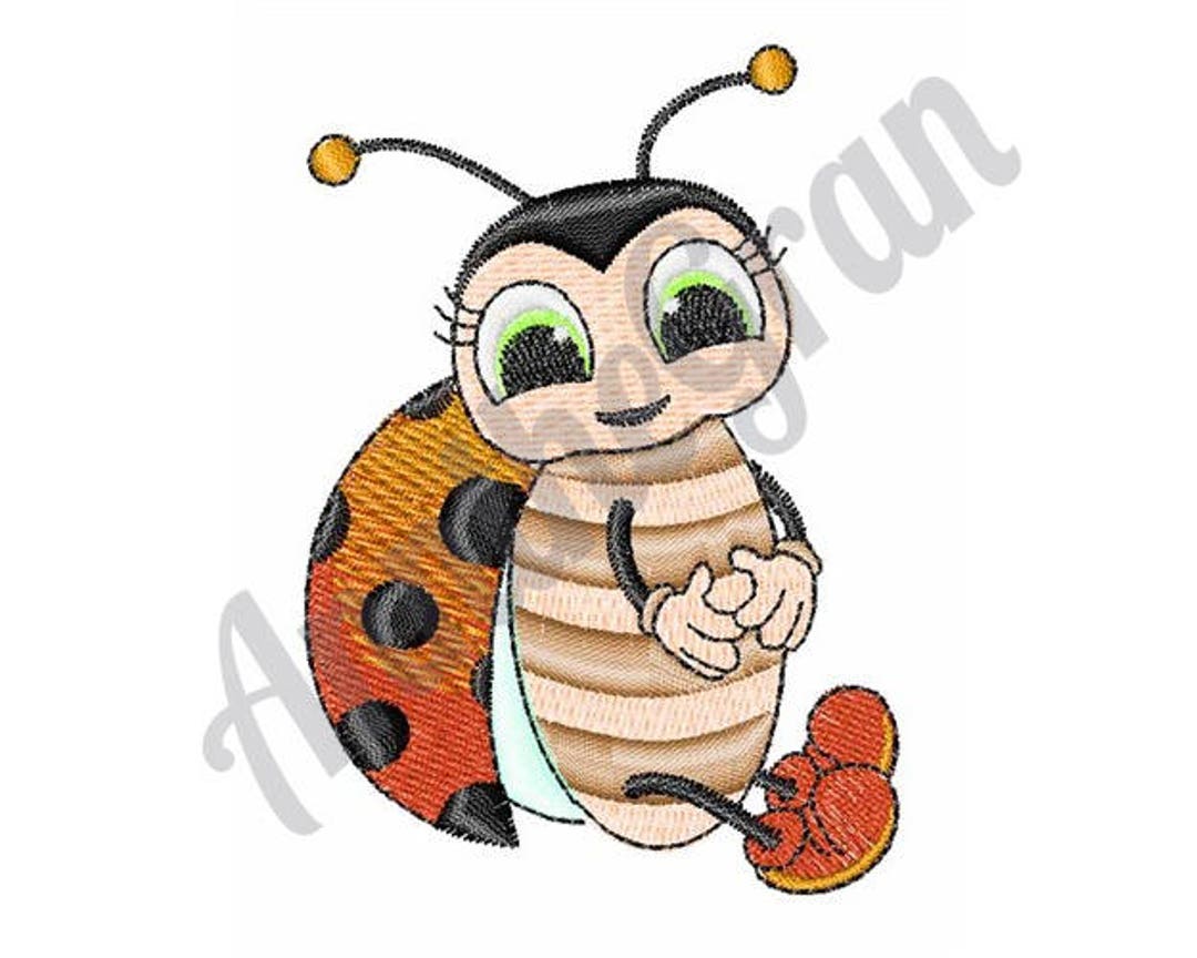 Ladybug - Machine Embroidery Design - Etsy